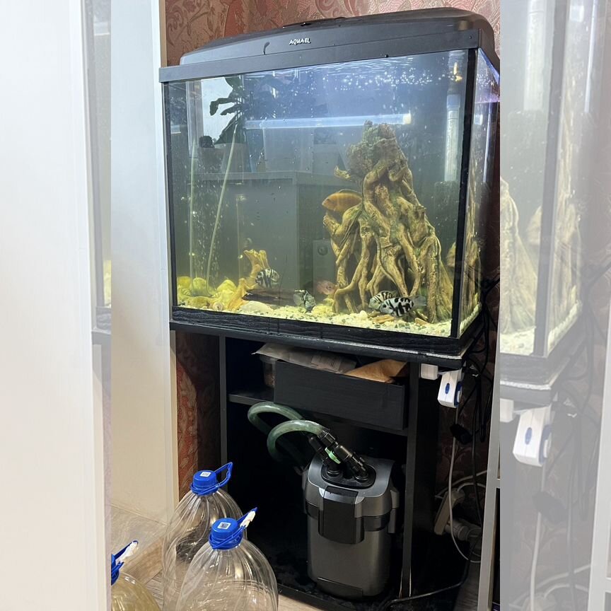 Аквариум с тумбой 100л