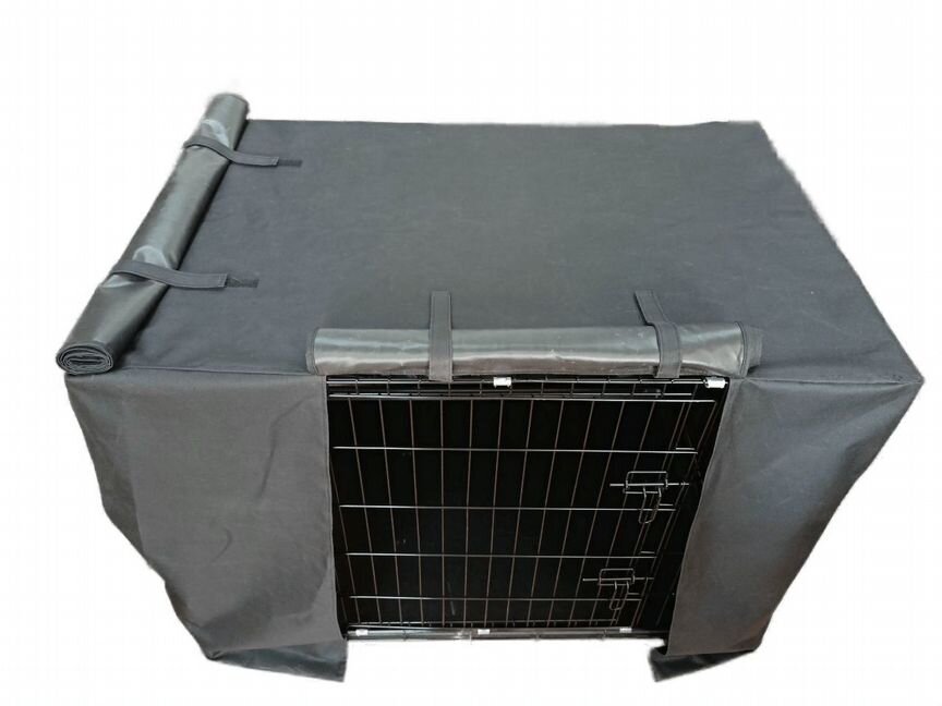 Чехол на клетку для собак 5, 2 двери, чёрный