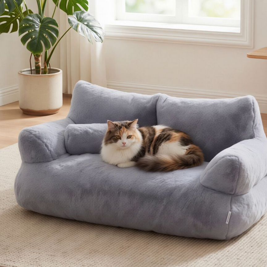 Лежанка диван для кошек и собак