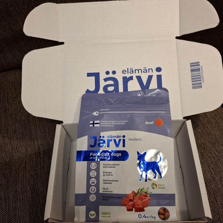 Корм сухой Jarvi для взрослых собак мелких пород 4
