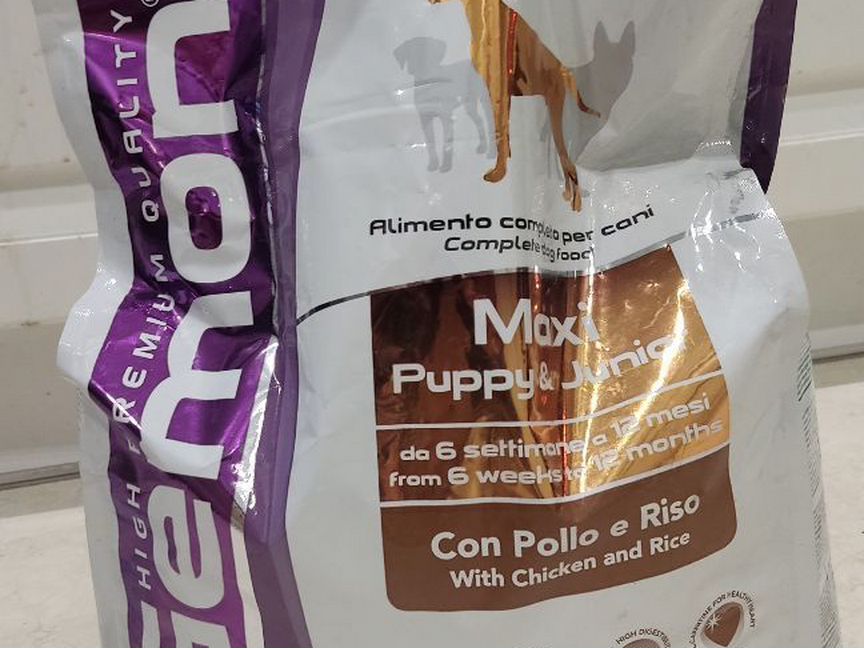 Сухой корм Monge Gemon Maxi Puppy and Junior Монж