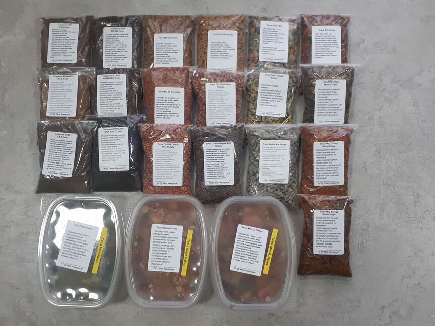 Корм для аквариумных рыбок