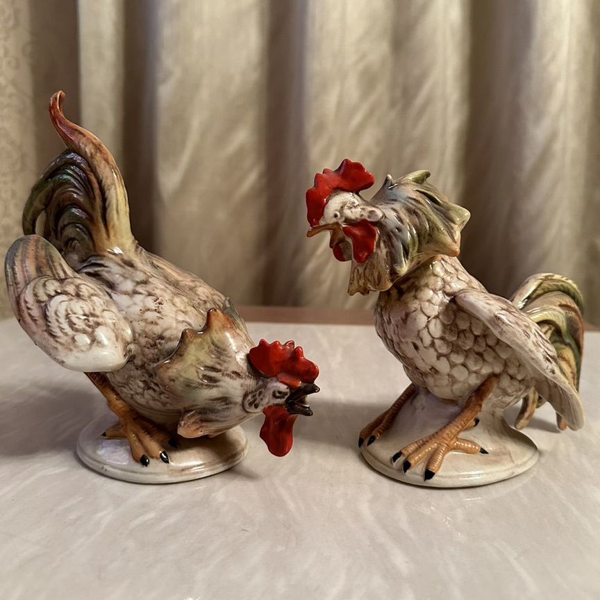 Редкие статуэтки (Петухи дерущиеся