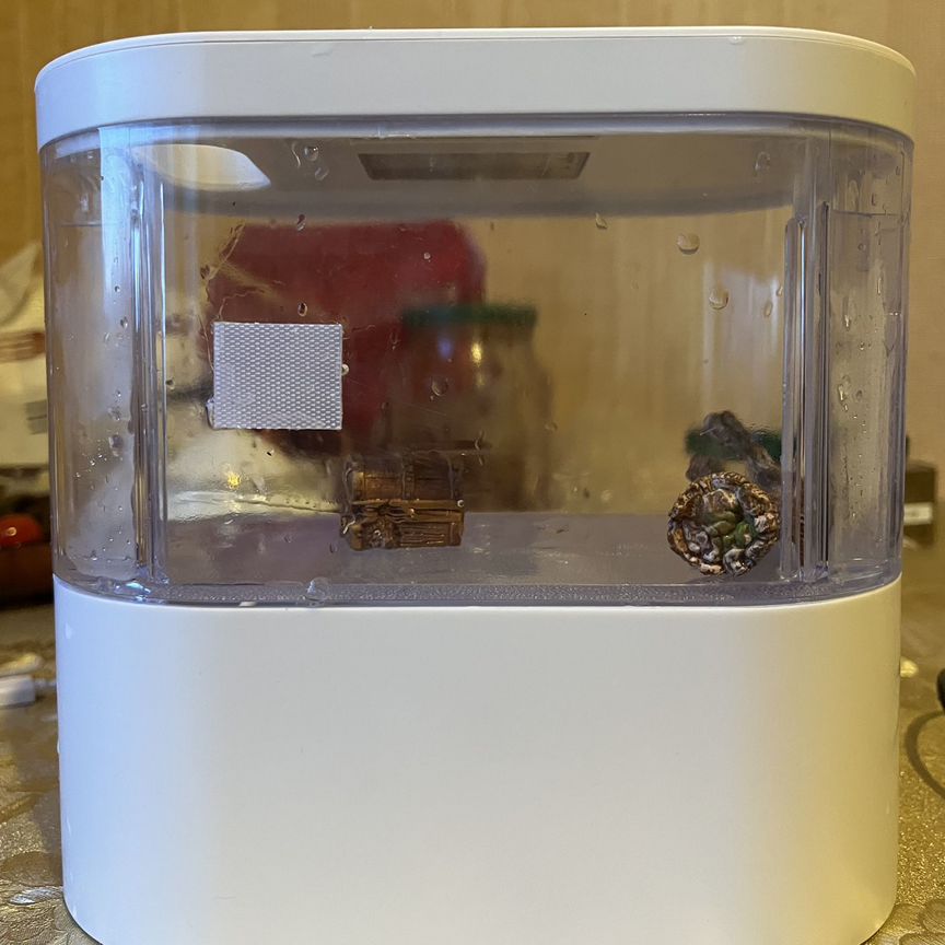 Декоративный аквариум с подсветкой