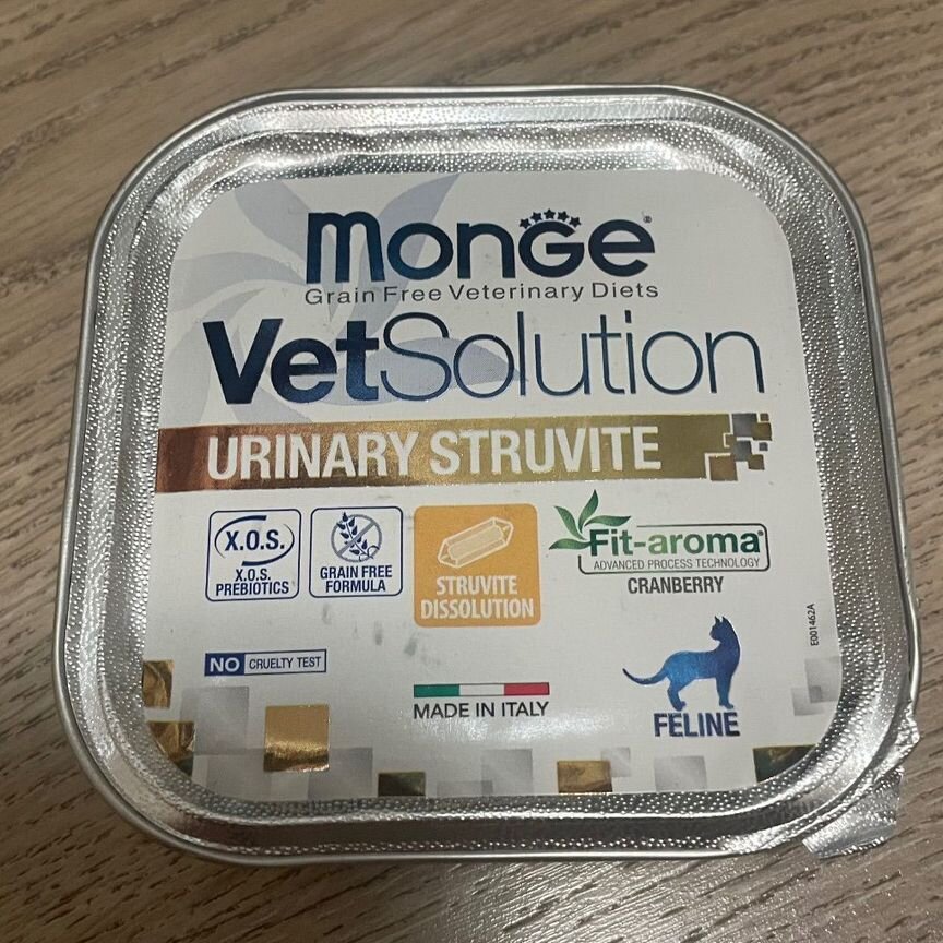 Лечебный корм Monge Urinary struvite