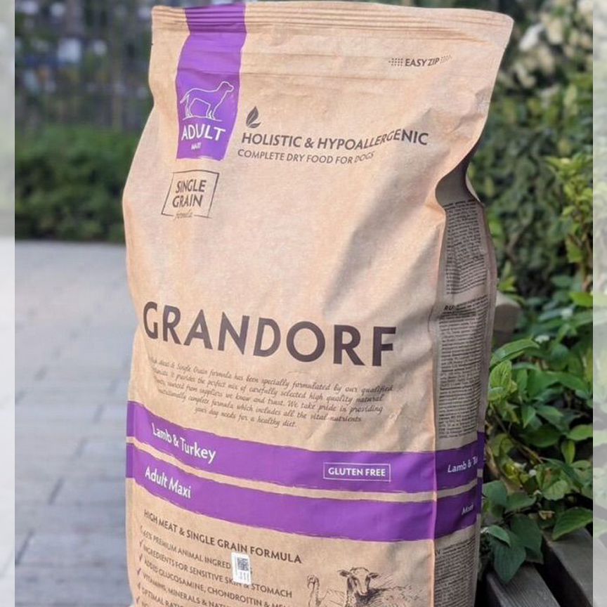 Корм для собак крупных пород grandorf