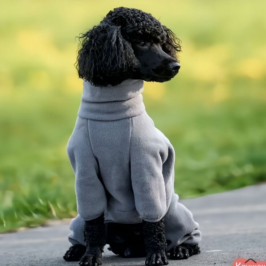 Флисовый комбинезон для собак средней пароды