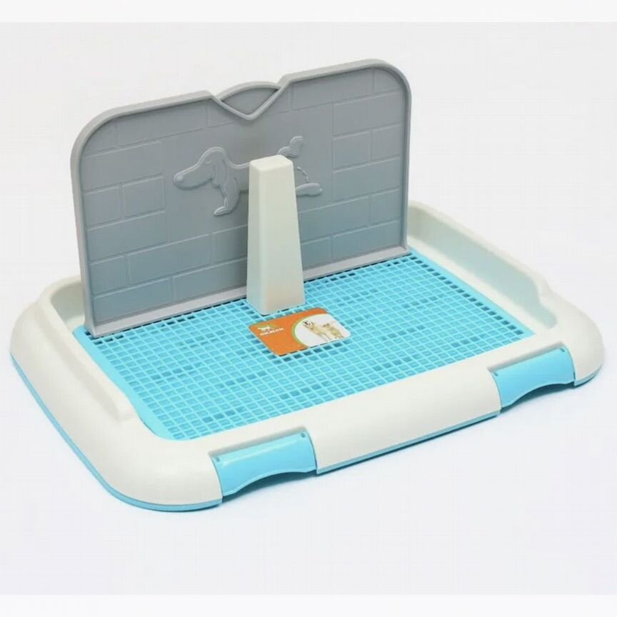 Лоток для собак со столбиком