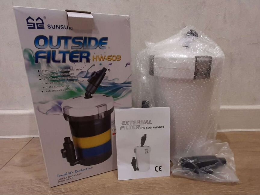 Новый внешний фильтр SunSun HW-603 (без помпы)