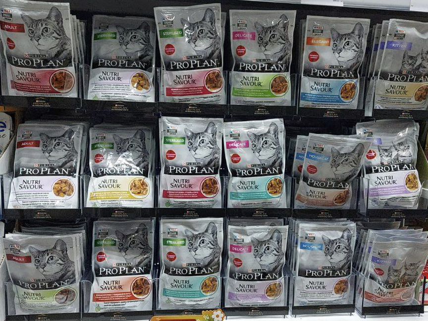 Pro Plan паучи для кошек 85г в ассортименте