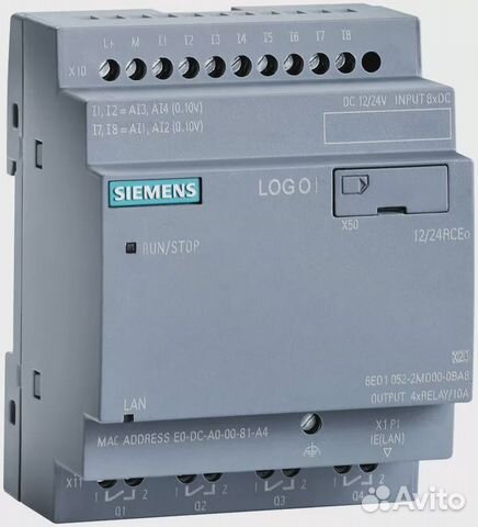 Логический модуль Siemens logo 6ED1052-2MD08-0BA0 купить в Москве ...
