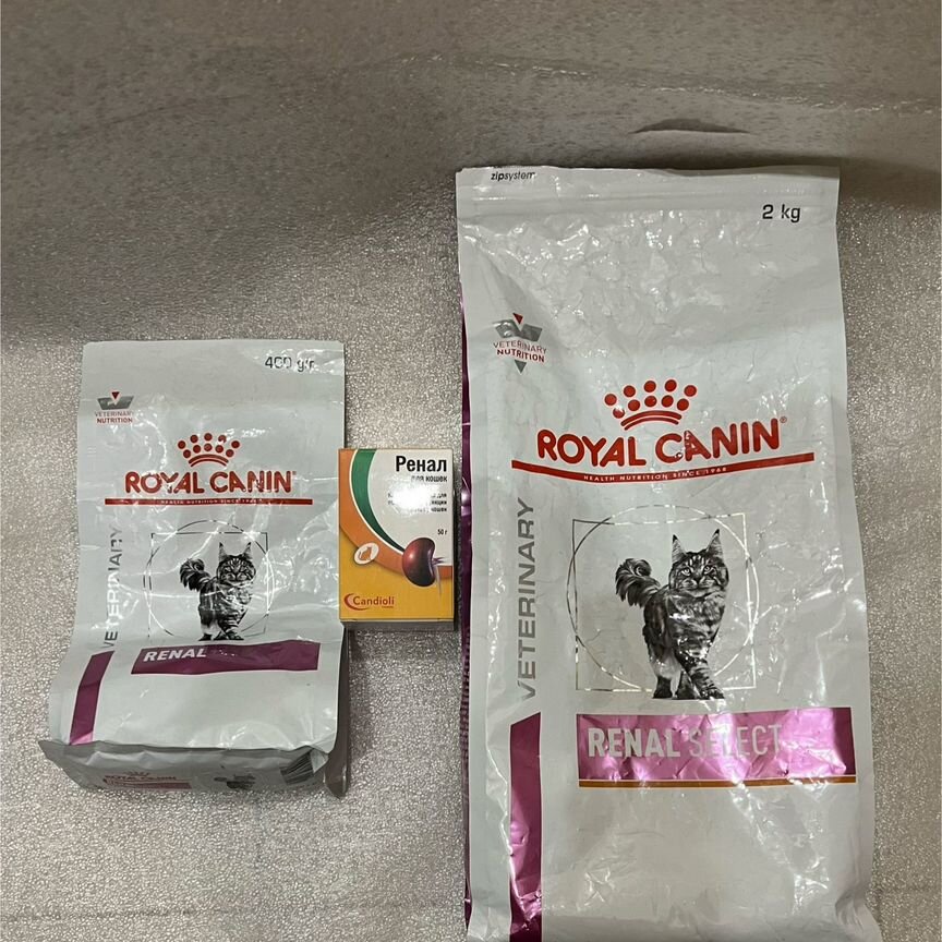 Корм для кошек royal canin renal сухой