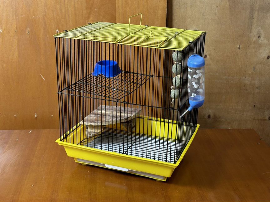 Двухэтажная клетка для грызунов хомяков
