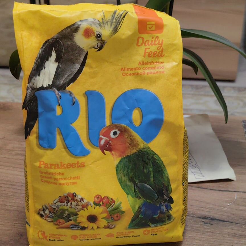 Корм для средних попугаев