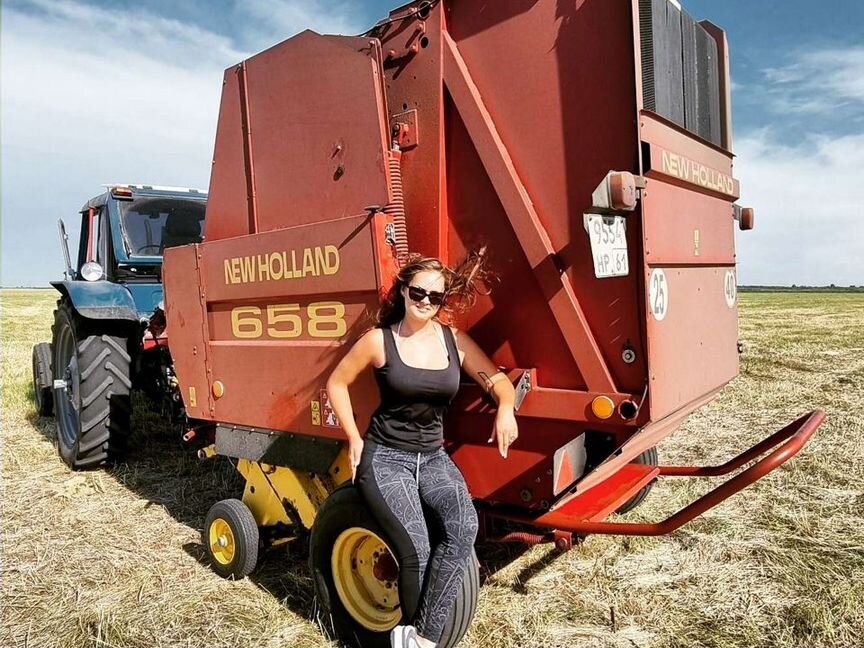 Сено в рулонах