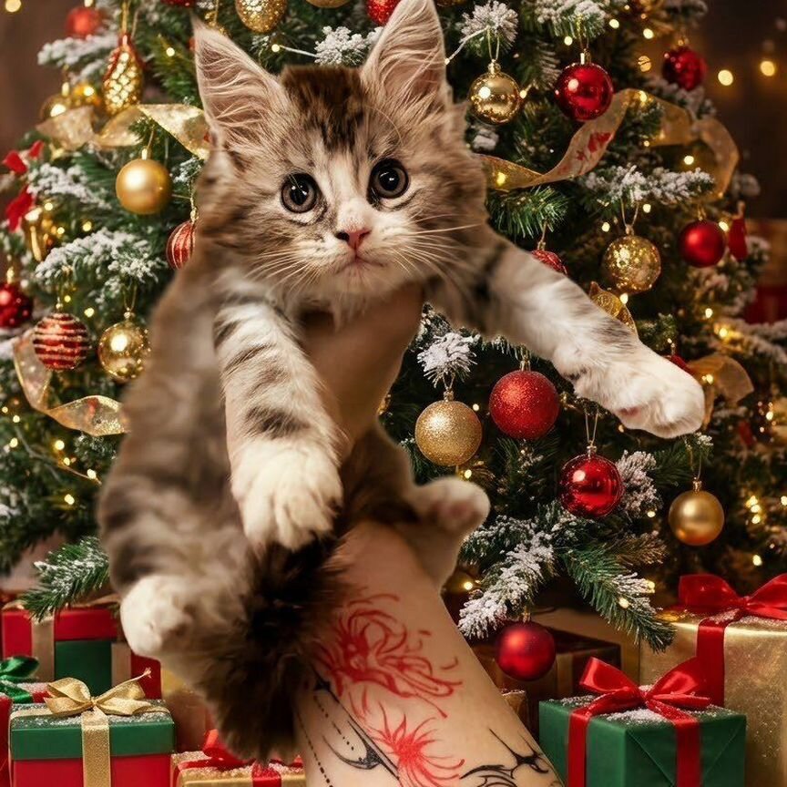 Мейн-кун котёнок