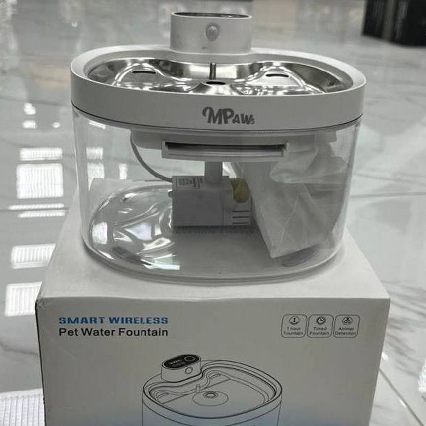 Автоматическая поилка с датчиком движения