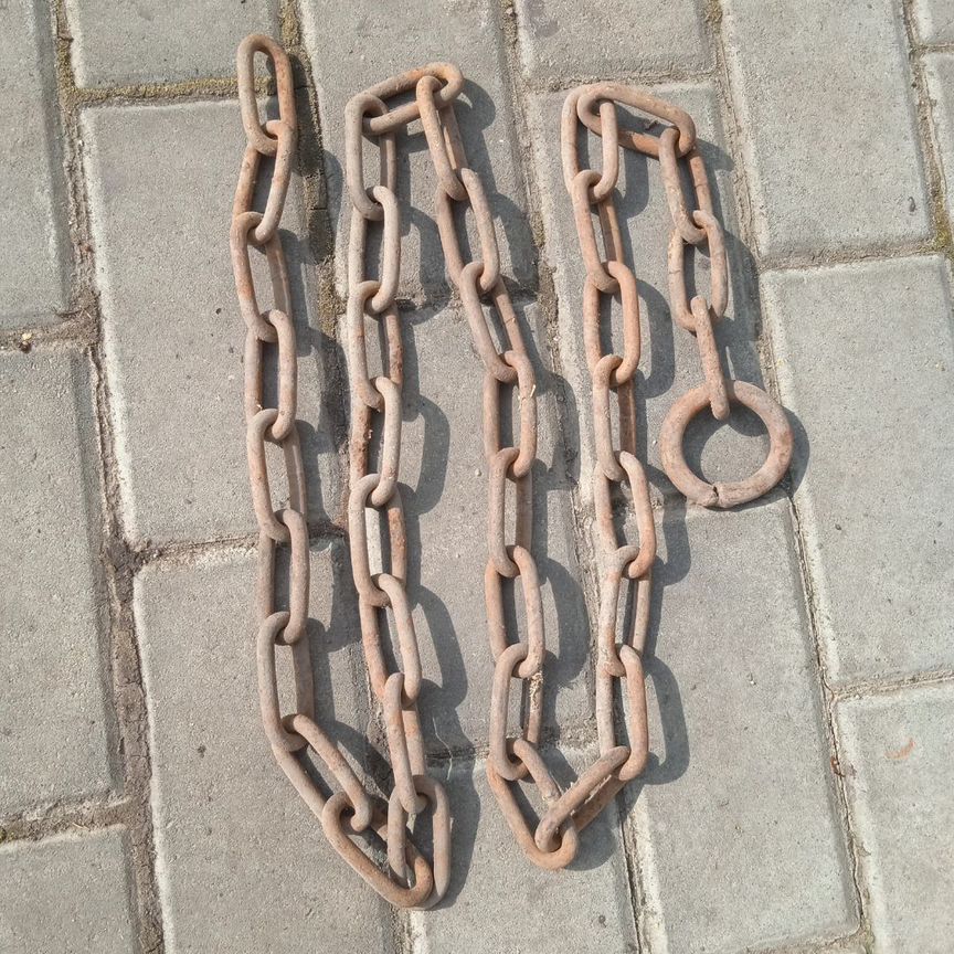 Цепь стальная мощная