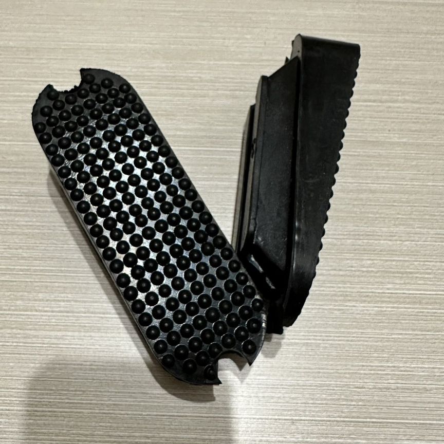 Косые вставки резинки для стремян