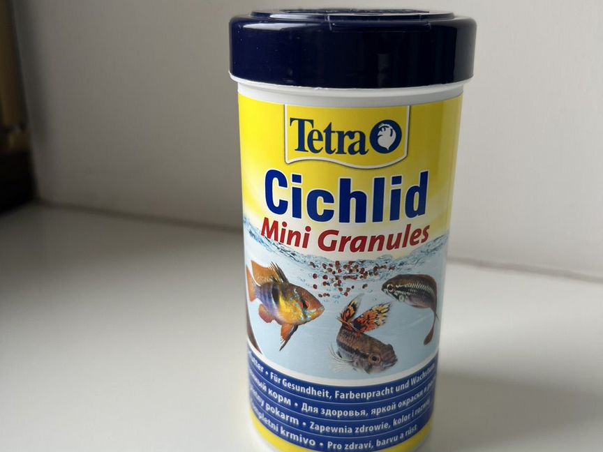 Корм для рыбок Tetra Cichlid Mini Granules, 250 мл