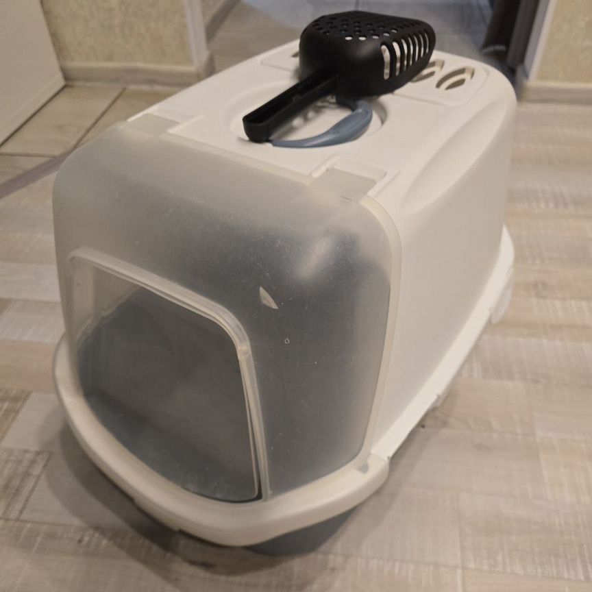 Кошачий лоток закрытый