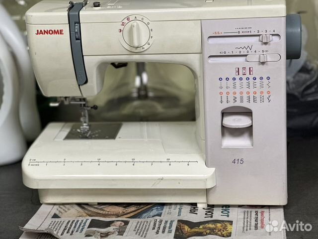 Швейная машина Janome 415 купить в Москве | Товары для дома и дачи | Авито