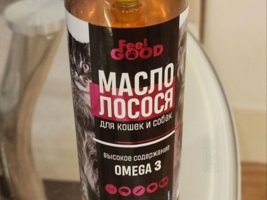 Масло лосося для животных