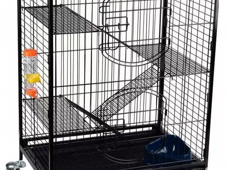 Большая клетка для грызунов на колесах бу