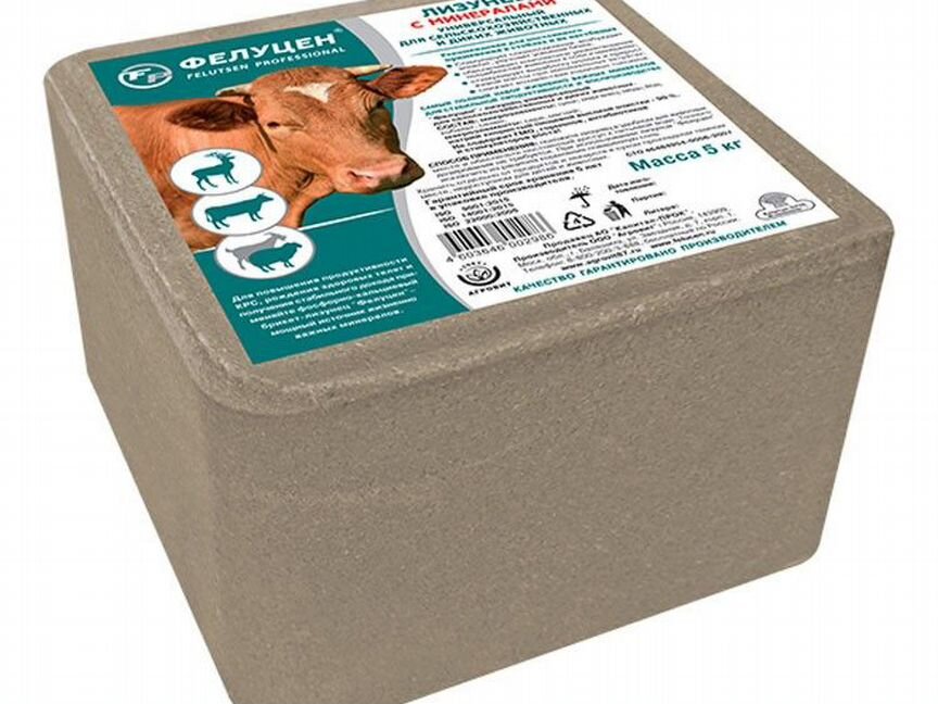5 кг. Лизунец Фелуцен для с/х и диких животных (ми
