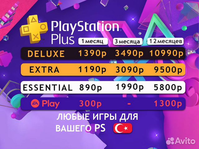 Покупка игр и Ps plus Deluxe Extra купить в Старом Осколе | Электроника ...
