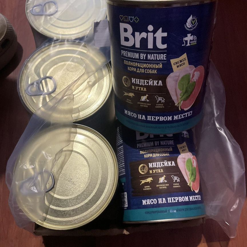 Корм Brit влажный