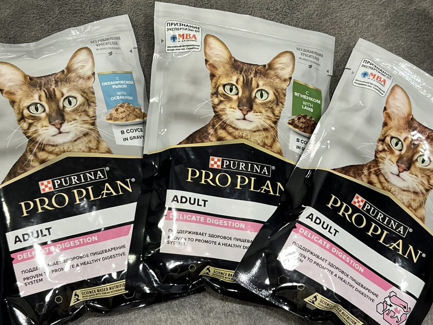 Влажный корм PRO plan delicate digestion