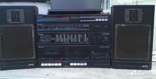 Винтажныйй Sharp VZ-1600 с вертушкой и колонками купить в Москве ...
