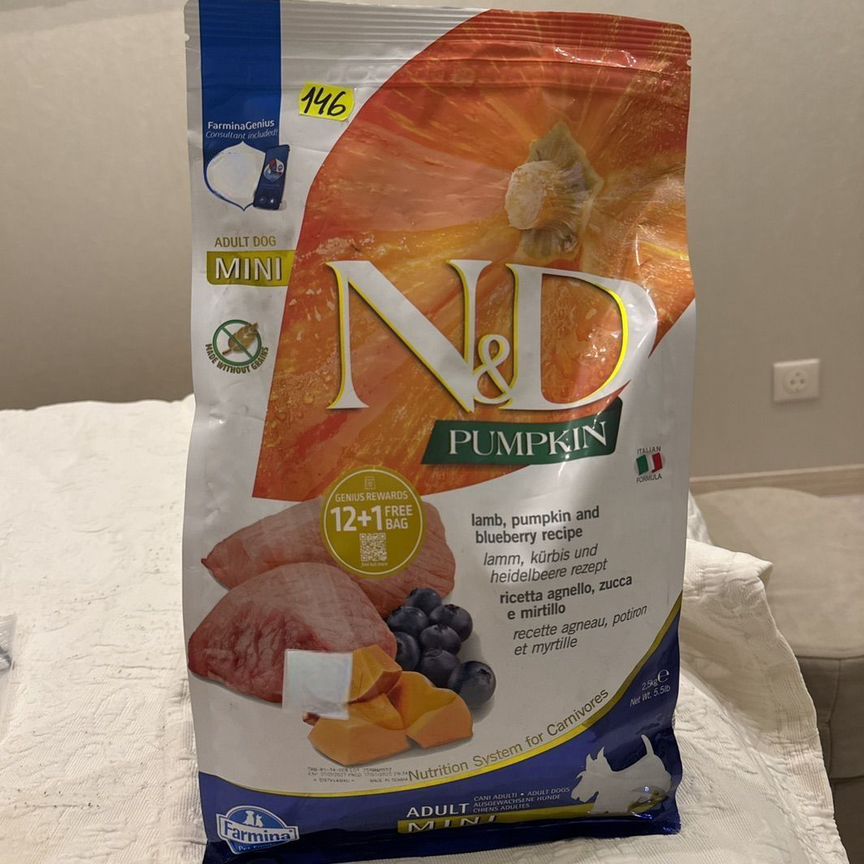 Корм лоя собак N&D