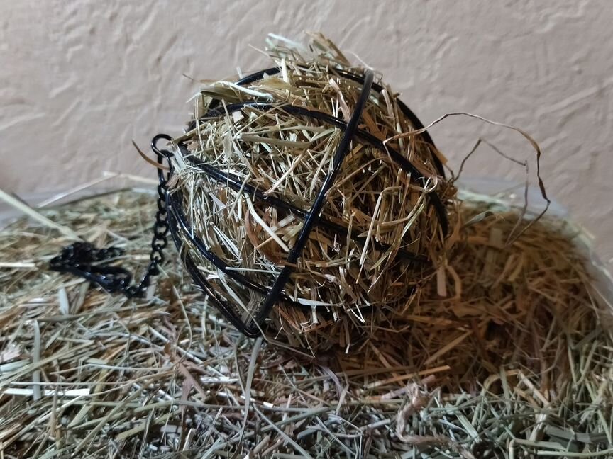 Кормушка для сена, сено