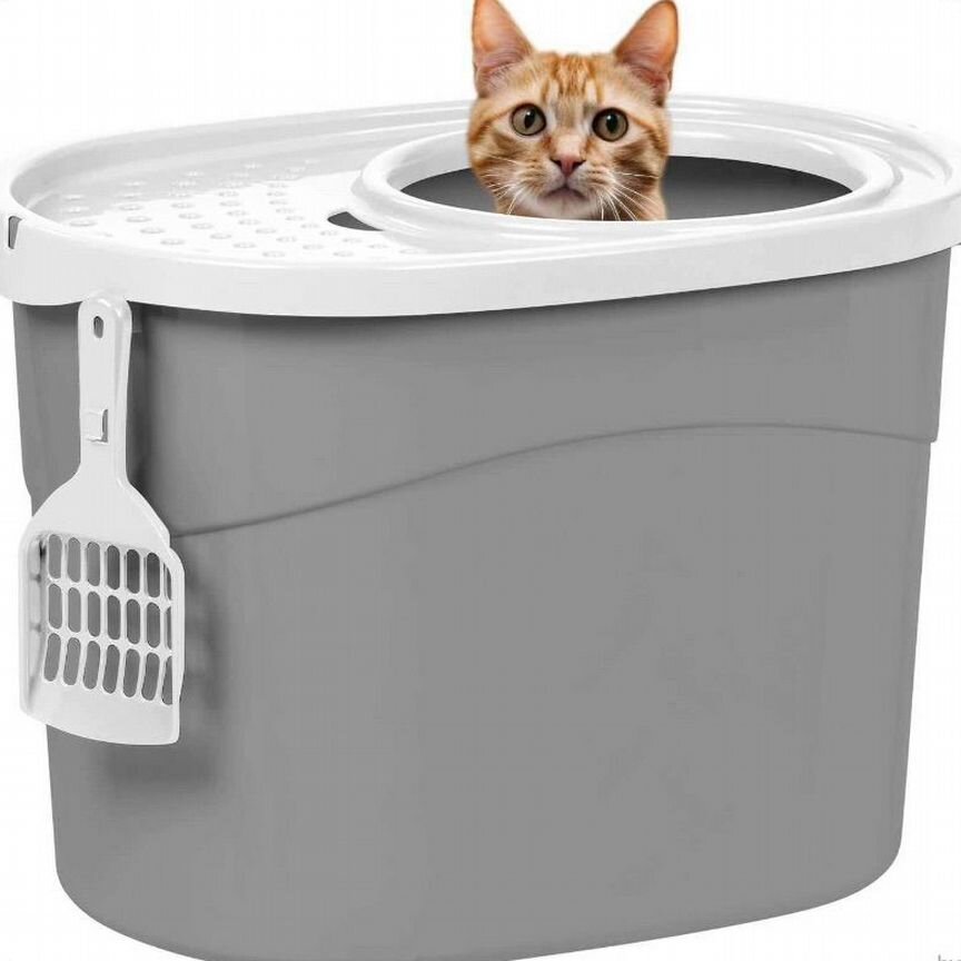 Кошачий лоток с верхним входом