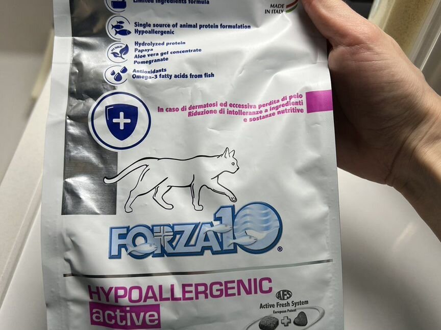 Корм Forza10 гипоаллергенник для кошек