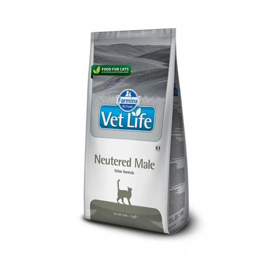 Корм для котов Фармина VetLife Neutered Male 10 кг