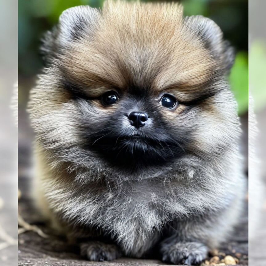 Померанский шпицы волчьего окраса