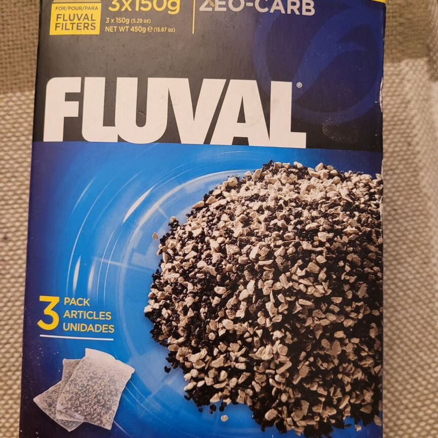 Fluval Удалитель аммония с углем Zeo-Carb