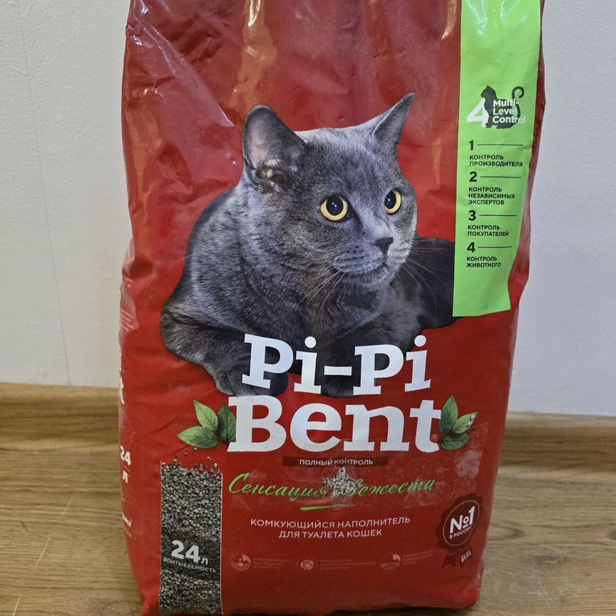 Наполнитель для кошачьего туалета Pi Pi Bent 10 кг