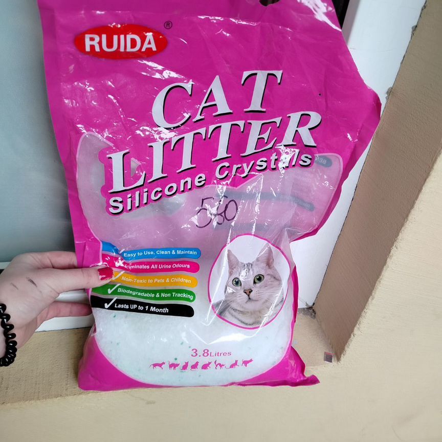 Наполнитель для кошачьего туалета силикагель