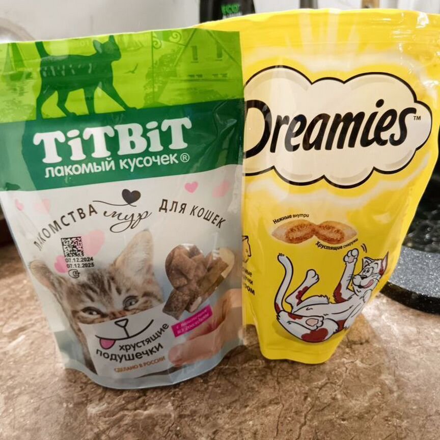 Лакомства для кошек