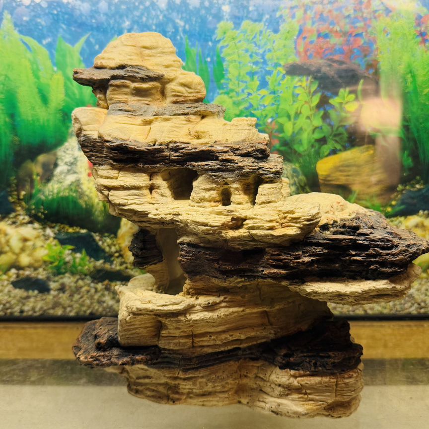 Керамическая коряга в аквариум