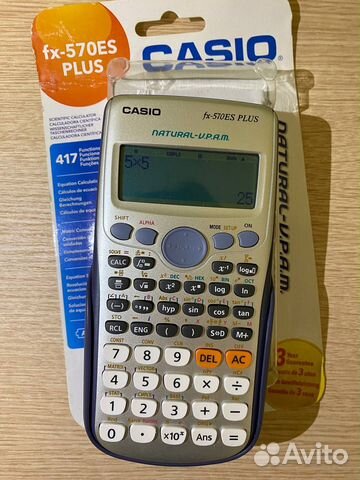 Инженерный калькулятор casio FX-570ES plus купить в Москве ...