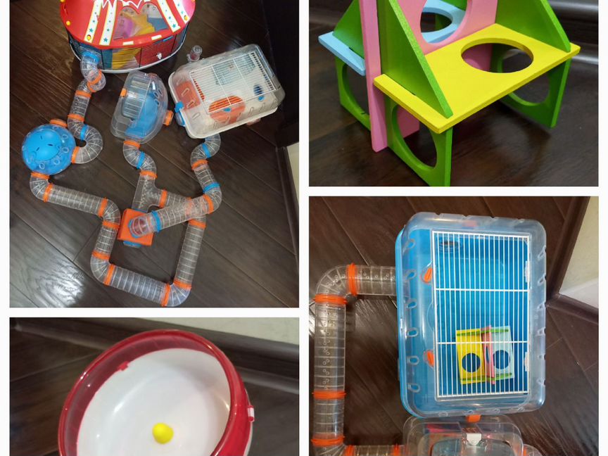 Клетки, дюны и тоннели для хомячков Ferplast