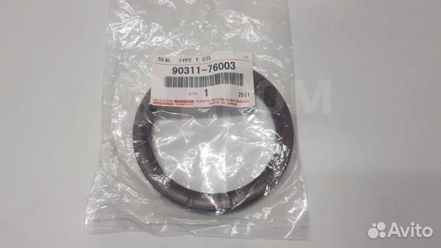 Сальник коленвала задний купить в Новосибирске TOYOTA 90311-76003 | Авито