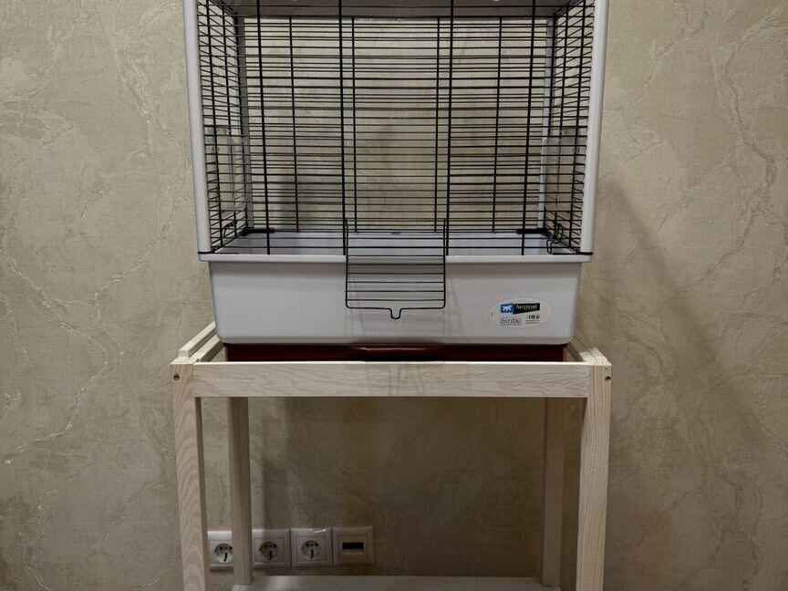 Клетка для птиц ferplast palladio 3 nera gabbia