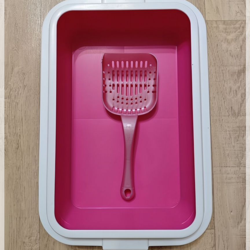 Лоток для кошек глубокий с бортиком