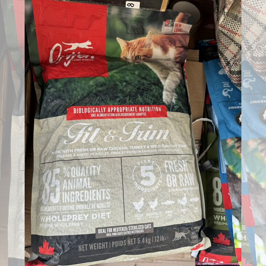 Корм для кошек Orijen Fit & Trim 5,4кг